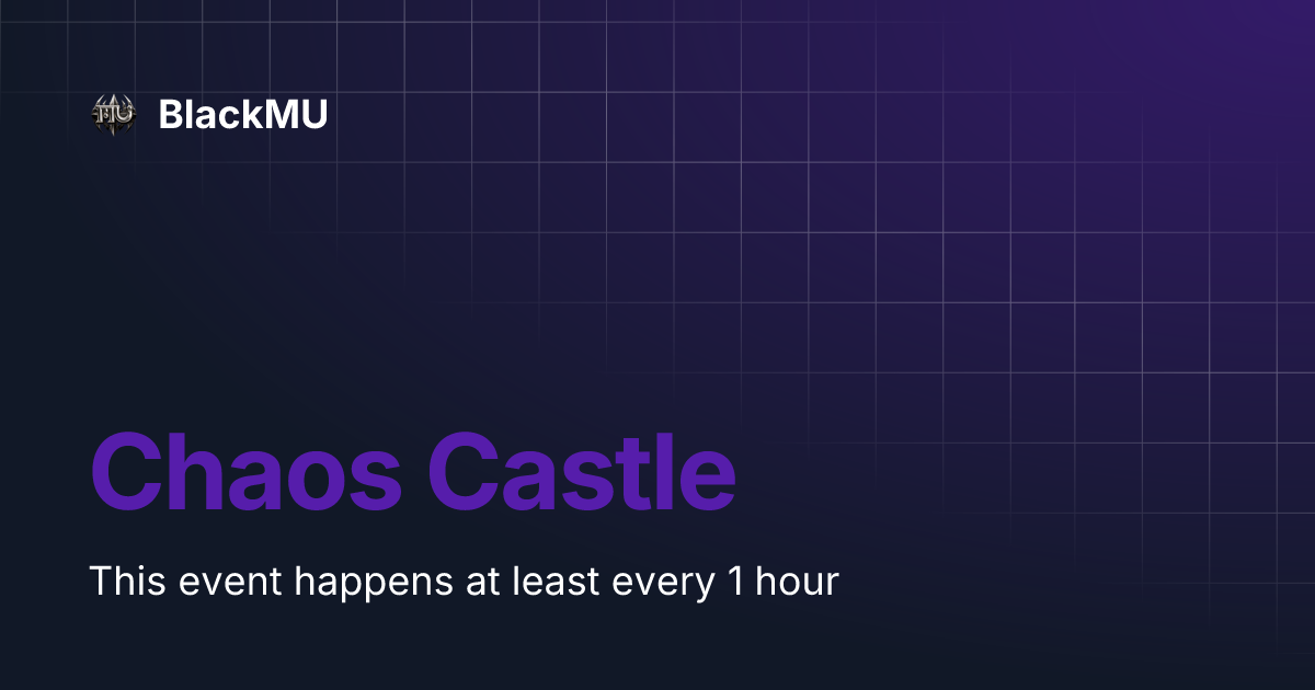 Chaos Castle | BlackMU
